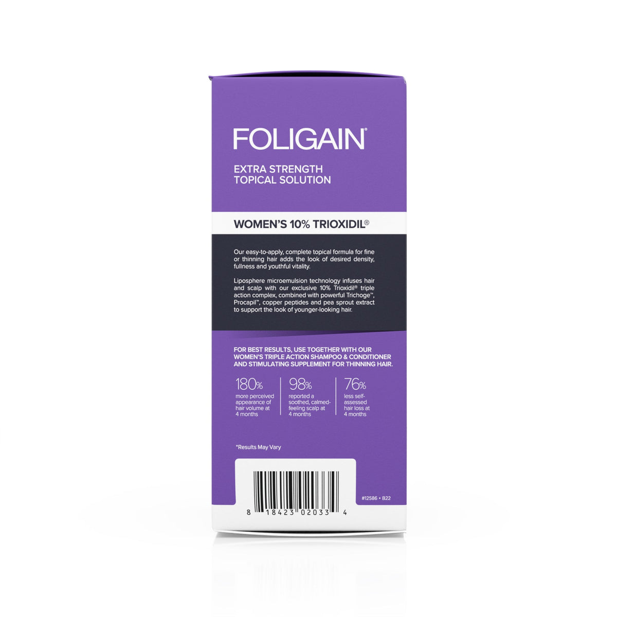 FOLIGAIN Triple Action Complete Formula For Thinning Hair For Women ...